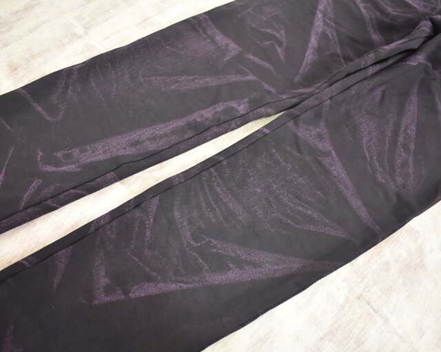 極上の穿き心地！手染めスキニーストレートストレッチロングパンツ ＜ウォッシュパープル＞ | iichi 日々の暮らしを心地よくするハンドメイドやアンティークのマーケットプレイス