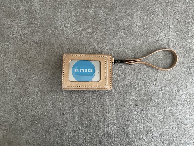 パスケースポーチ イタリアンレザー ＜C＞ | iichi 日々の暮らしを心地よくするハンドメイドやアンティークのマーケットプレイス