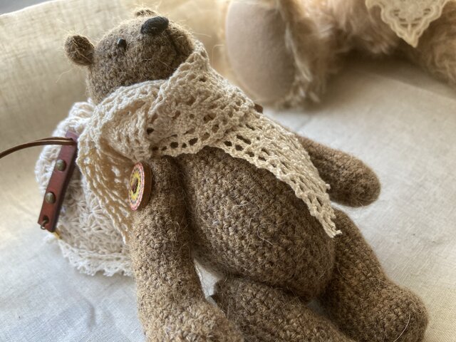 bear amigurumi(チャーム付) | iichi 日々の暮らしを心地よくするハンドメイドやアンティークのマーケットプレイス