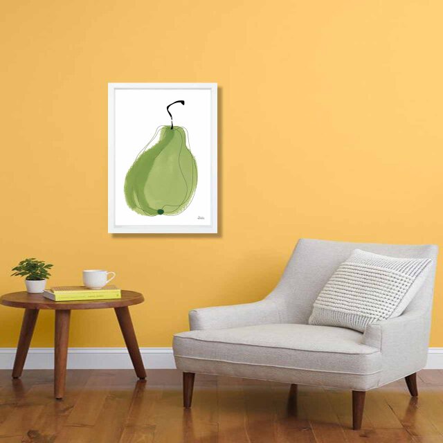 ラフグリーン フルーツ 送料無料 イラスト アート ポスター アートポスター A3 アート/sei検索 3254 | iichi 日々の暮らしを心地よくするハンドメイドやアンティークの ...