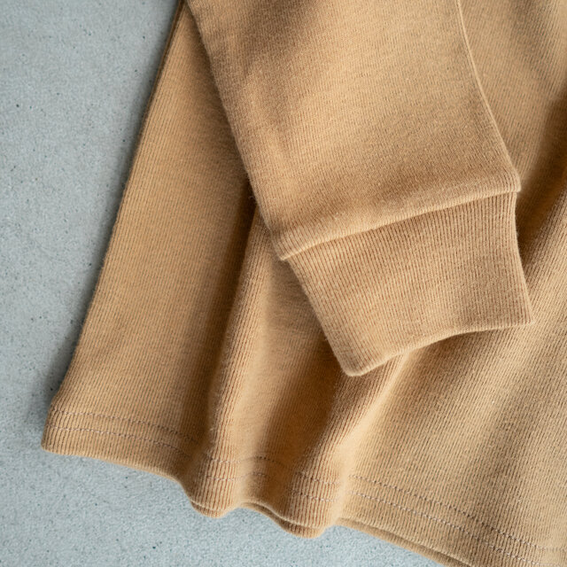 フライスコットンタートル/fries cotton turtle cutsew/mocha | iichi 日々の暮らしを心地よくするハンドメイドやアンティークのマーケットプレイス