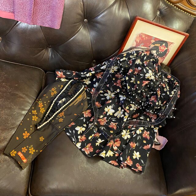 着物 ワンピース ドレス ハンドメイド リメイク 重ね衿 襟 和洋折衷 KWS-7 《みずたま畑のプレミアムお着物セット》 | iichi 日々の暮らしを心地よくするハンドメイドやアンティーク ...