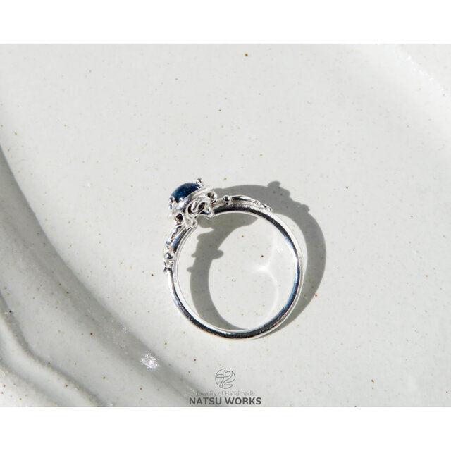 ブラック オパール リング / Black Opal Ring | iichi 日々の暮らしを心地よくするハンドメイドやアンティークのマーケットプレイス