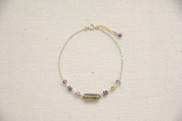 【K14GF】うららかブレスレット | iichi 日々の暮らしを心地よくするハンドメイドやアンティークのマーケットプレイス