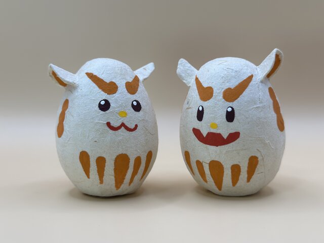 月桃subari張り子 （左:女の子） | iichi 日々の暮らしを心地よくするハンドメイドやアンティークのマーケットプレイス