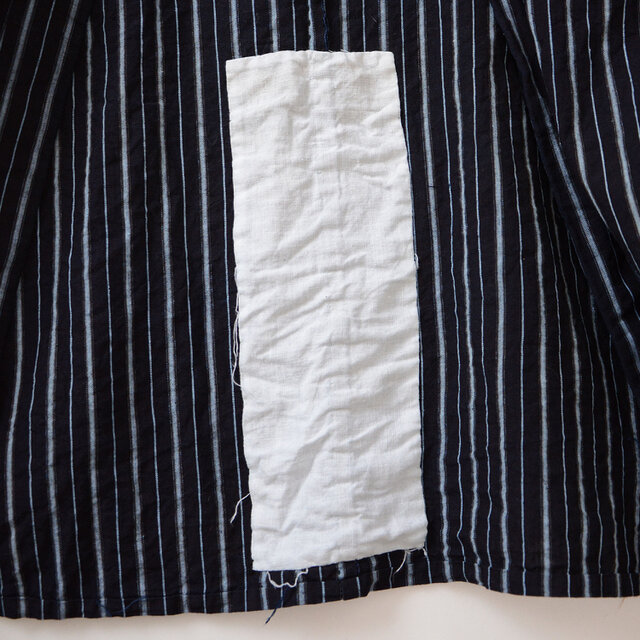 【シンプルな木綿の藍染縞模様が素敵な野良着】着物 リメイク素材 ジャパンヴィンテージ 昭和レトロ ハンドメイド 生地 | iichi 日々の暮らしを心地よくするハンドメイドやアンティークの ...