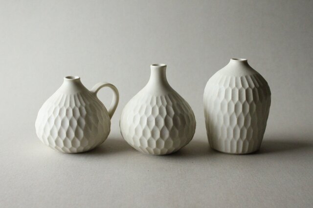 花器 ウロコしのぎ SS c | iichi 日々の暮らしを心地よくするハンドメイドやアンティークのマーケットプレイス