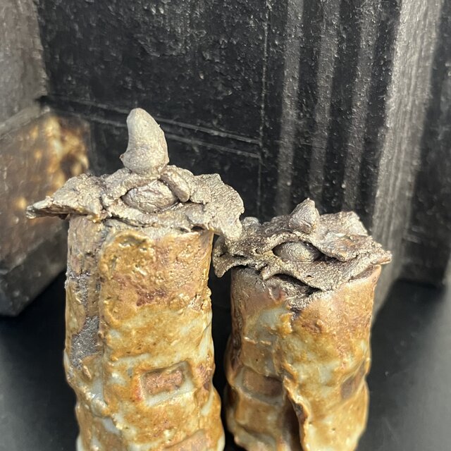 雛 No.64 灰志野釉 市松紋 mini | iichi 日々の暮らしを心地よくするハンドメイドやアンティークのマーケットプレイス