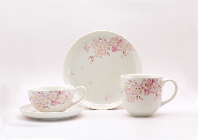 さくら 19cmプレート | iichi 日々の暮らしを心地よくするハンドメイドやアンティークのマーケットプレイス