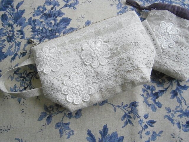 chic＆cute LinenPouchSet | iichi 日々の暮らしを心地よくするハンドメイドやアンティークのマーケットプレイス