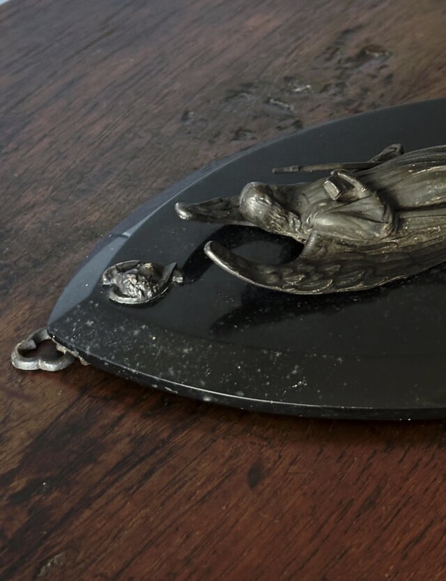 天使 聖水盤 ベニティエ シルバープレート ブロンズ フランス アンティーク 0502048 | iichi 日々の暮らしを心地よくするハンドメイドやアンティークのマーケットプレイス