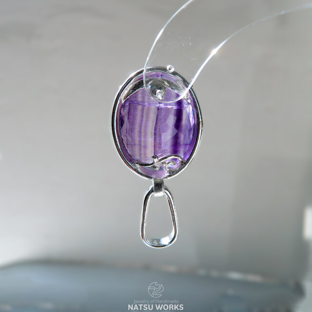 アメジスト ブローチ / Amethyst Silver Brooch | iichi 日々の暮らしを心地よくするハンドメイドやアンティークのマーケットプレイス