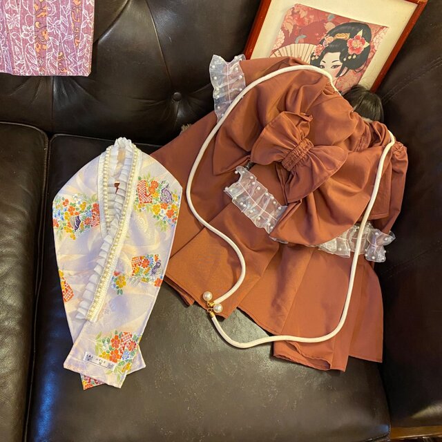 着物 セミロング ワンピース ドレス ハンドメイド リメイク 和洋折衷 KWS-8 《みずたま畑のプレミアムお着物セット》 | iichi 日々の暮らしを心地よくするハンドメイドやアンティーク ...