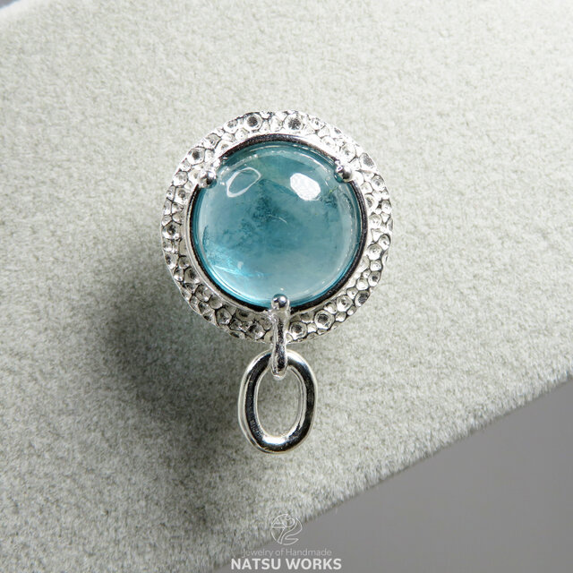 フローライト ブローチ o / Fluorite Silver Brooch | iichi 日々の暮らしを心地よくするハンドメイドやアンティークのマーケットプレイス