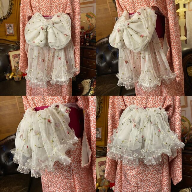 着物 セミロング ワンピース ドレス ハンドメイド リメイク 和洋折衷 KWS-10 《みずたま畑のプレミアムお着物セット》 | iichi 日々の暮らしを心地よくするハンドメイドや ...