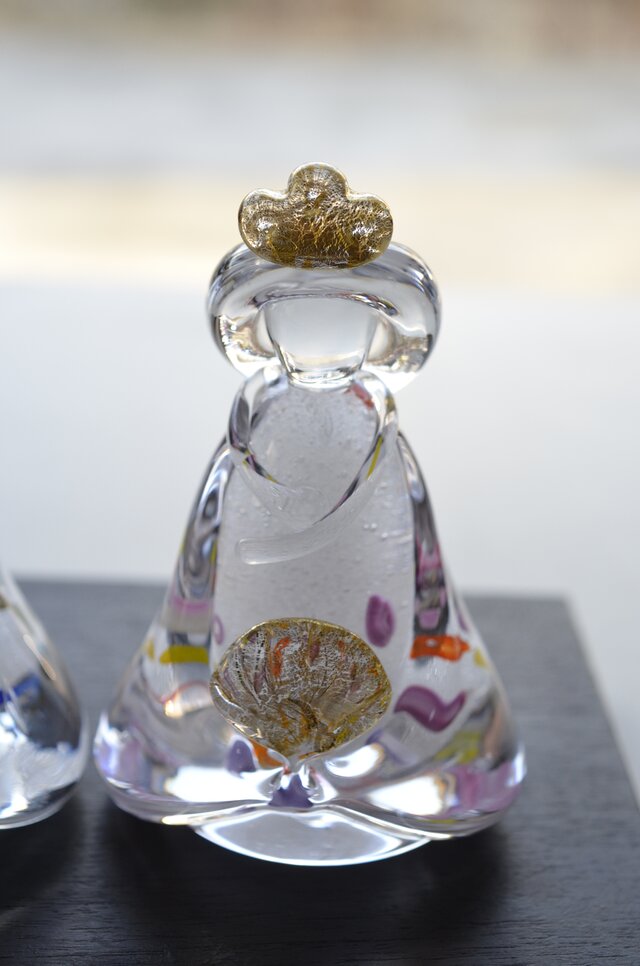 ガラスのお雛様ー7 | iichi 日々の暮らしを心地よくするハンドメイドやアンティークのマーケットプレイス