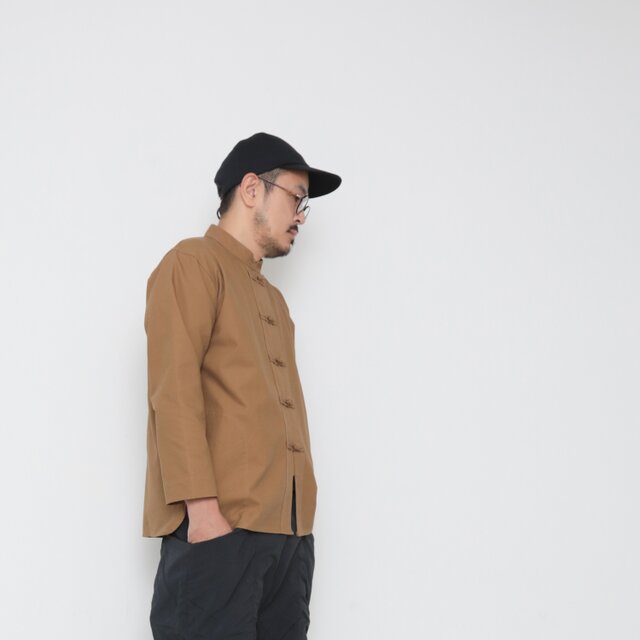 China classic jacket / brown | iichi 日々の暮らしを心地よくするハンドメイドやアンティークのマーケットプレイス