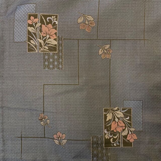 リメイク着物ワンピース アンサンブル 名古屋帯サッシュベルト付き 和洋折衷 ハンドメイド 洗える 化繊 aKW-84 | iichi 日々の暮らしを心地よくするハンドメイドやアンティークの ...