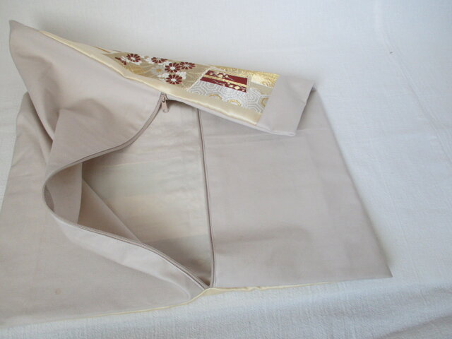 u115 裏地付 帯 クッションカバー 座布団カバー ファスナー 40x40cm おしゃれ | iichi 日々の暮らしを心地よくするハンドメイドやアンティークのマーケットプレイス