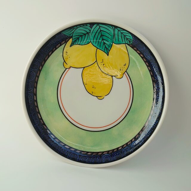 檸檬 6寸皿 レモン 直径19cm皿 | iichi 日々の暮らしを心地よくするハンドメイドやアンティークのマーケットプレイス