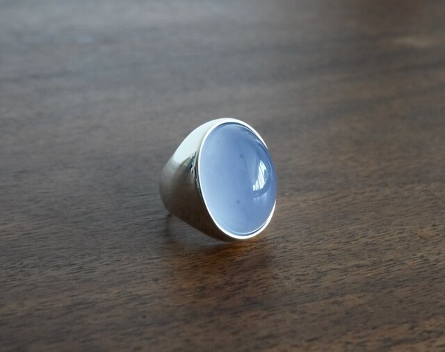 blue chalcedony ring | iichi 日々の暮らしを心地よくするハンドメイドやアンティークのマーケットプレイス