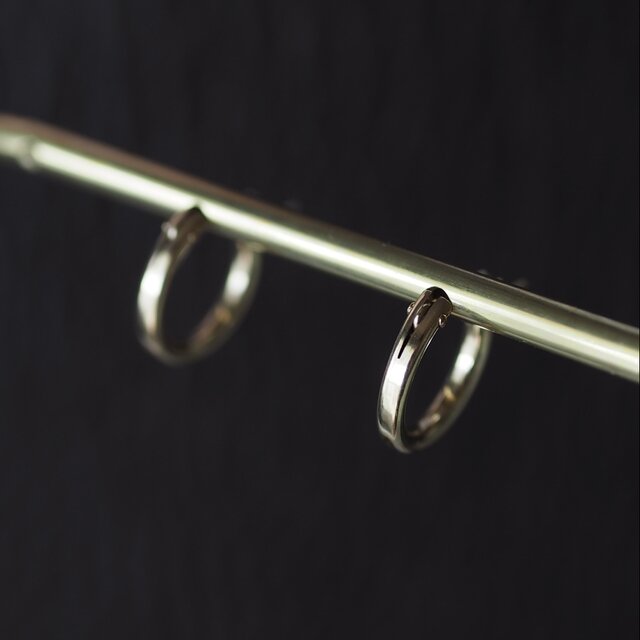 15mm＊14kgfフープピアス | iichi 日々の暮らしを心地よくするハンドメイドやアンティークのマーケットプレイス