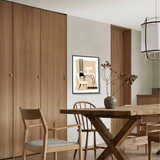 Chair 送料無料 イラスト アート ポスター アートポスター A3 アート/sei検索 3367 | iichi 日々の暮らしを心地よくするハンドメイドやアンティークのマーケットプレイス