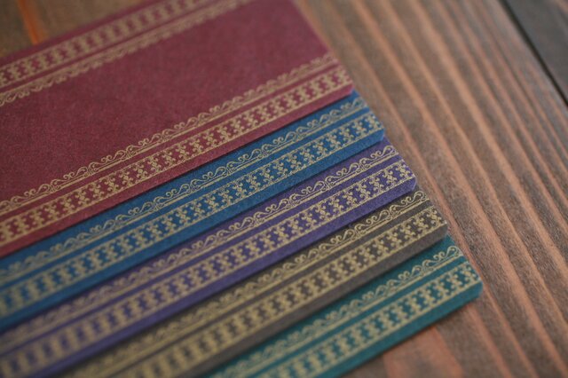 LETTER PRESS INDEX (MINI6） 〔retro pattern series〕 | iichi 日々の暮らしを心地よくするハンドメイドやアンティークのマーケットプレイス