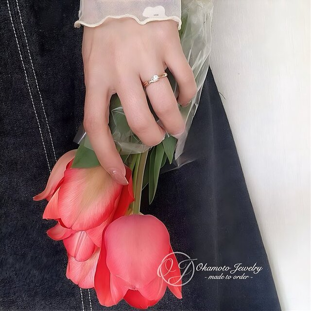 Tulip Ring. | iichi 日々の暮らしを心地よくするハンドメイドやアンティークのマーケットプレイス