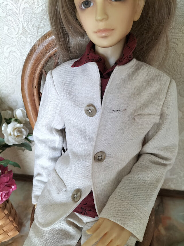 ★sale SD16タイプ用 白いスーツとシャツ 送料込み | iichi 日々の暮らしを心地よくするハンドメイドやアンティークのマーケットプレイス