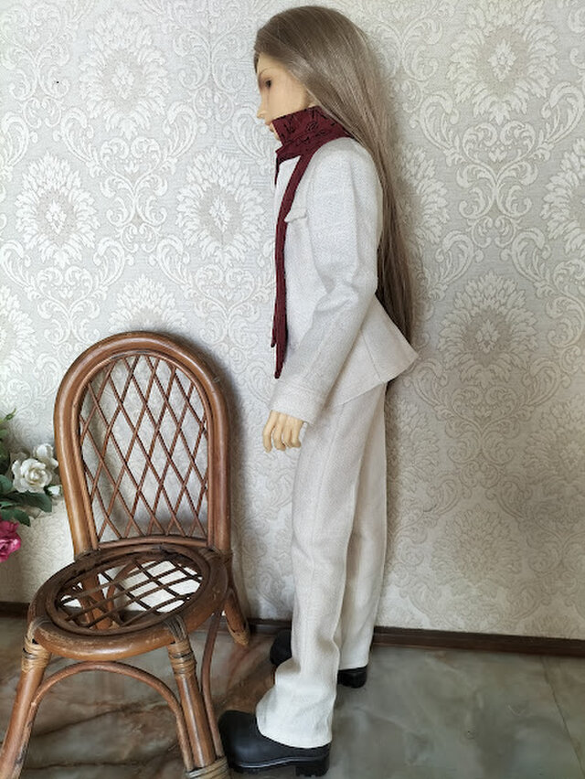 ★sale SD16タイプ用 白いスーツとシャツ 送料込み | iichi 日々の暮らしを心地よくするハンドメイドやアンティークのマーケットプレイス