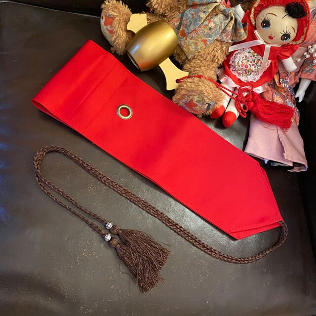 着物 リメイク ワンピース ドレス 洗える 化繊 帯ベルト 和洋折衷 橙色の鮮やかさに繊細な日本の伝統美が息づく KW-809 | iichi 日々の暮らしを心地よくするハンドメイドや ...