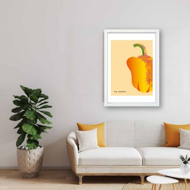 ポップベジタブル 野菜 送料無料 個性のseiサイト イラスト アート ポスター アートポスター A3 2686 | iichi 日々の暮らしを心地よくするハンドメイドやアンティークの ...