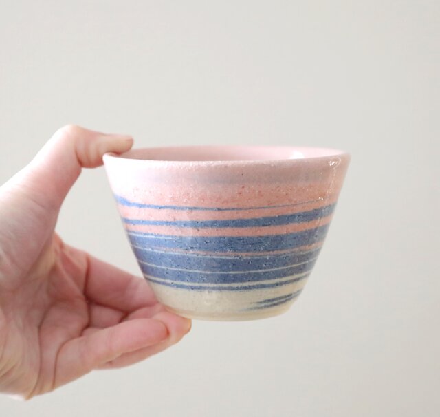 練り上げのフリーカップ 朝焼けの空 ＊ 3 | iichi 日々の暮らしを心地よくするハンドメイドやアンティークのマーケットプレイス