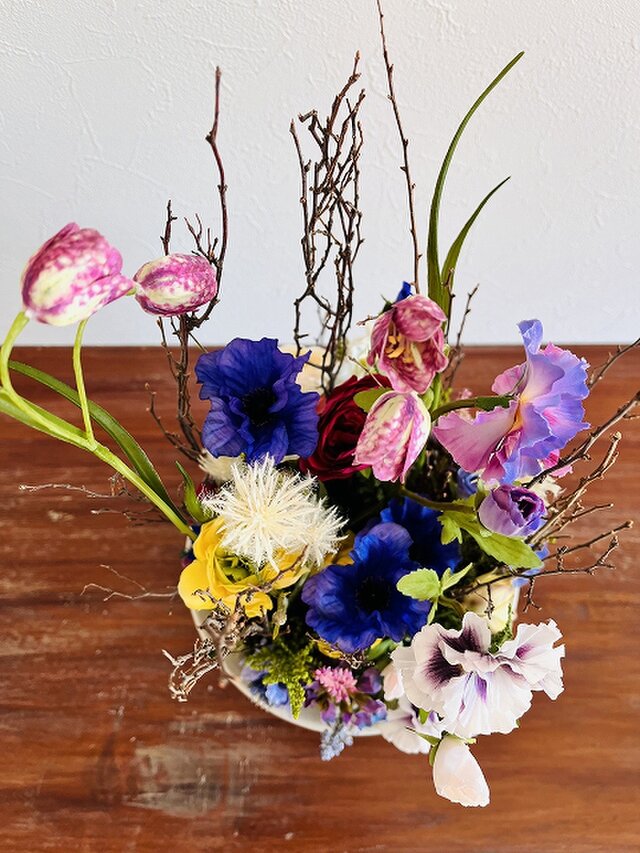 【oh flowers / オーフラワーズ】 Look from all angles | iichi 日々の暮らしを心地よくするハンドメイドやアンティークのマーケットプレイス