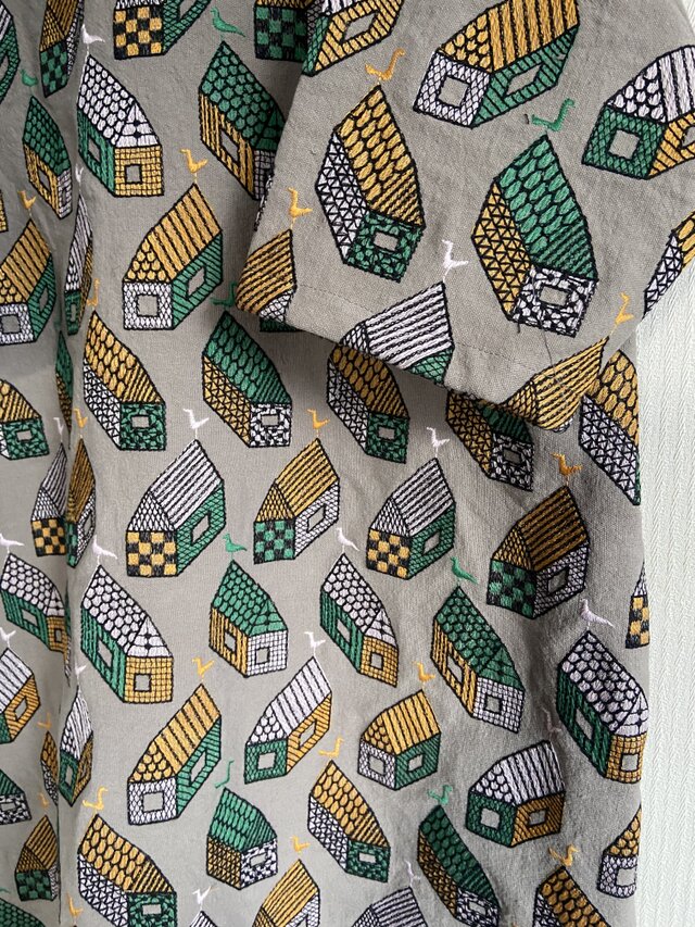 ミナペルホネンvillage風ワンピース | iichi 日々の暮らしを心地よくするハンドメイドやアンティークのマーケットプレイス