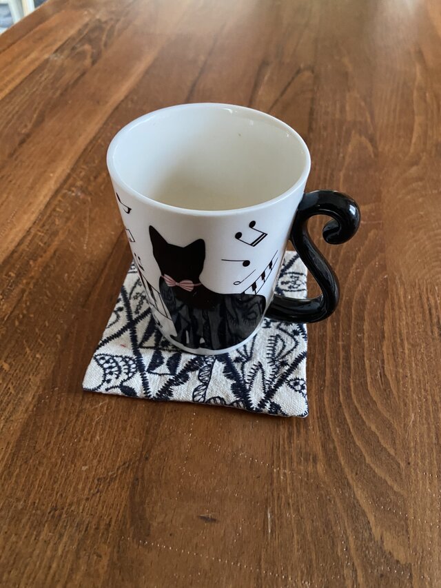 送料無料ミナペルホネンforest tile blue風コースター | iichi 日々の暮らしを心地よくするハンドメイドやアンティークのマーケットプレイス