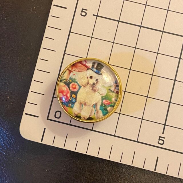 着物 ハンドメイド ガラス 帯留め｜和洋折衷 まるで童話の世界から抜け出してきたような、華やかで幻想的なプードル GK-19 | iichi 日々の暮らしを心地よくするハンドメイドや ...