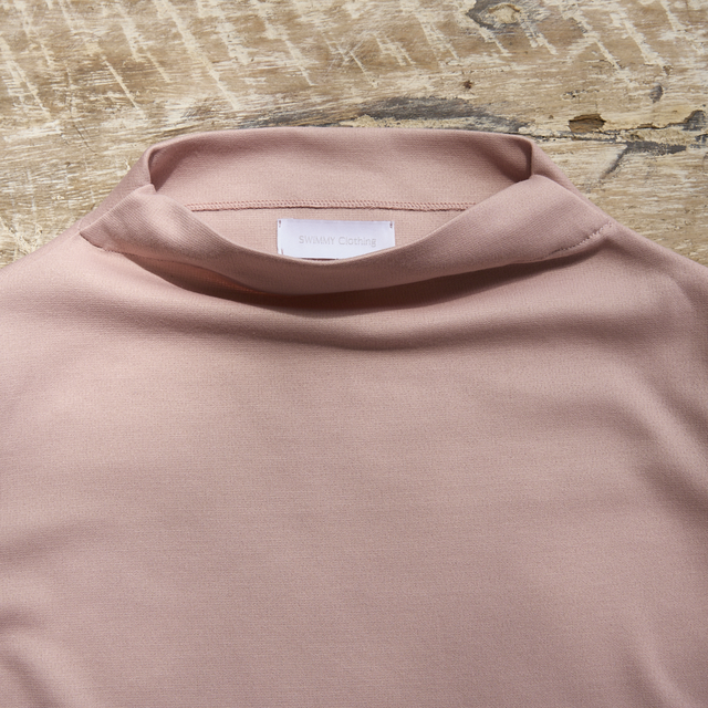 【新作】春のカットソー 軽い着心地 ゆとりボトルネック バルーン袖 長袖 ペールピンク 0689PK | iichi 日々の暮らしを心地よくするハンドメイドやアンティークのマーケットプレイス