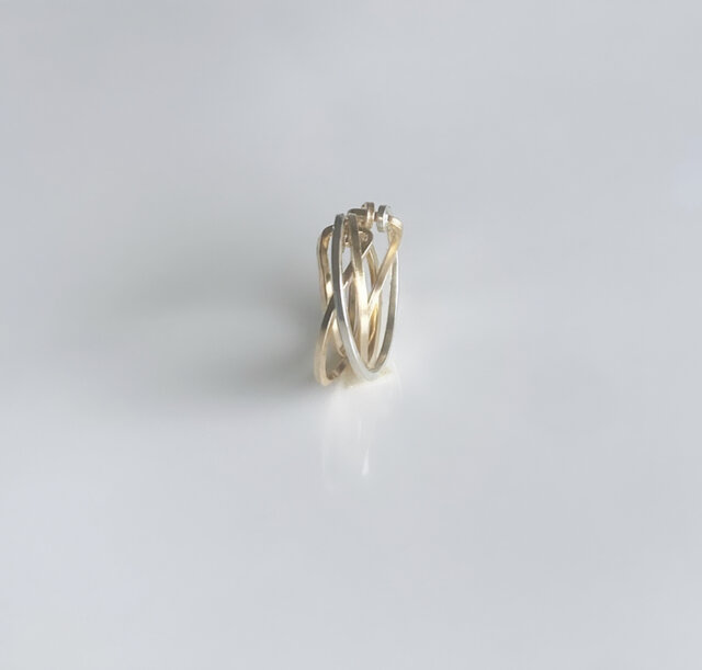 silver925×14kgf diagonal イヤーカフ 2点セット | iichi 日々の暮らしを心地よくするハンドメイドやアンティークのマーケットプレイス