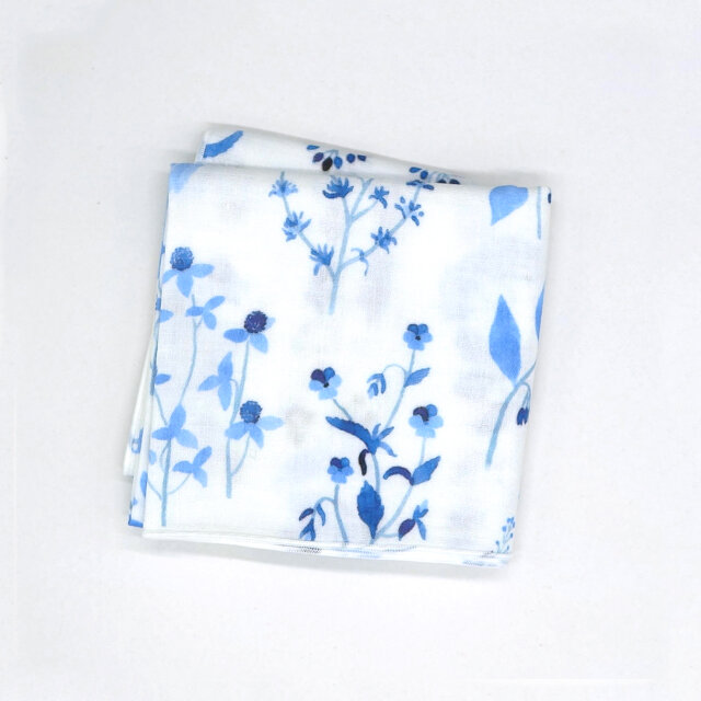 ハンカチ / my garden | iichi 日々の暮らしを心地よくするハンドメイドやアンティークのマーケットプレイス