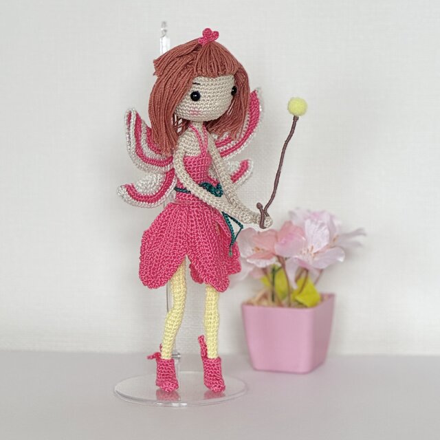 あみぐるみ・妖精 Flower Fairy | iichi 日々の暮らしを心地よくするハンドメイドやアンティークのマーケットプレイス