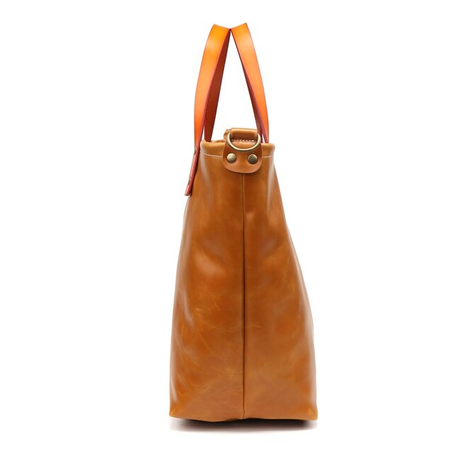 D02 ハンドメイド! 大容量 上質ヌメ革のレザートートバッグ! 牛床革 栃木レザー 2WAY ショルダーバッグ キャメル | iichi 日々の暮らしを心地よくするハンドメイドやアンティーク ...