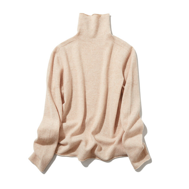 ★サンプルセール 1点のみ★4000円オフ★ウール 100％ニット シームレース製法ベージュ221001-1（004） | iichi 日々の暮らしを心地よくするハンドメイドやアンティークの ...