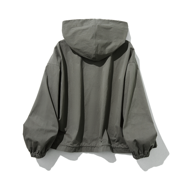 ★サンプルセール 1点のみ★2600円オフ★理想的なドルマンブルゾン。コットン100％ライトアウター230206-3(152) | iichi 日々の暮らしを心地よくするハンドメイドや ...