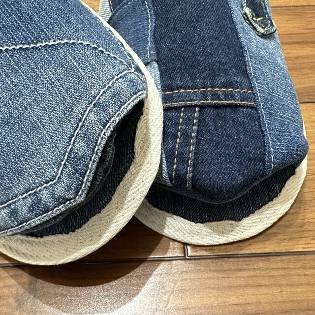 男性用★洗濯機丸洗いOK★スリッパ•室内履き★デニムリメイク ルームシューズ | iichi 日々の暮らしを心地よくするハンドメイドやアンティークのマーケットプレイス