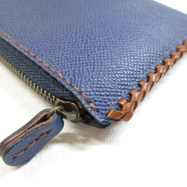 《牛革》L字ファスナー・コインケース・マイクロシュリンクレザー・0472 | iichi 日々の暮らしを心地よくするハンドメイドやアンティークのマーケットプレイス