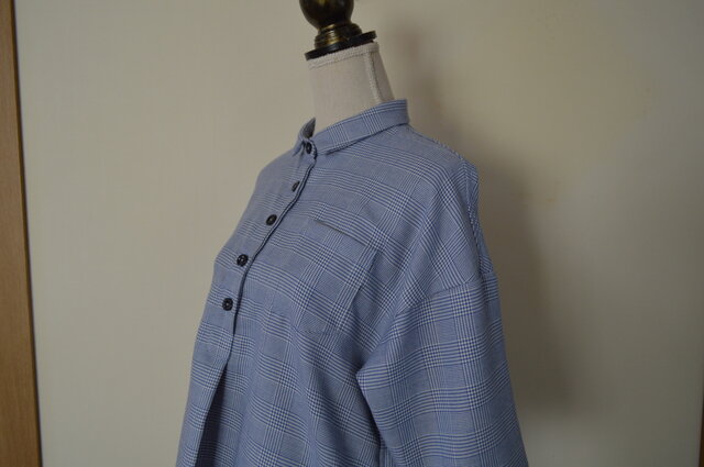 一枚で重ね着で！「小衿の春シャツ」 | iichi 日々の暮らしを心地よくするハンドメイドやアンティークのマーケットプレイス