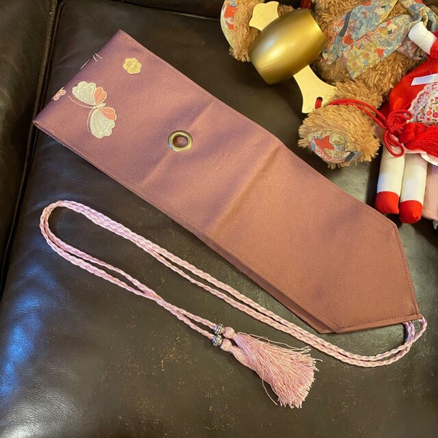 着物 リメイク ロング ワンピース ドレス 洗える 化繊 名古屋帯ベルト 和洋折衷 レトロ 古着 淡い藤色 KW-892 | iichi 日々の暮らしを心地よくするハンドメイドやアンティークの ...