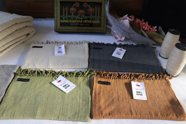 100%蓮ストール | iichi 日々の暮らしを心地よくするハンドメイドやアンティークのマーケットプレイス